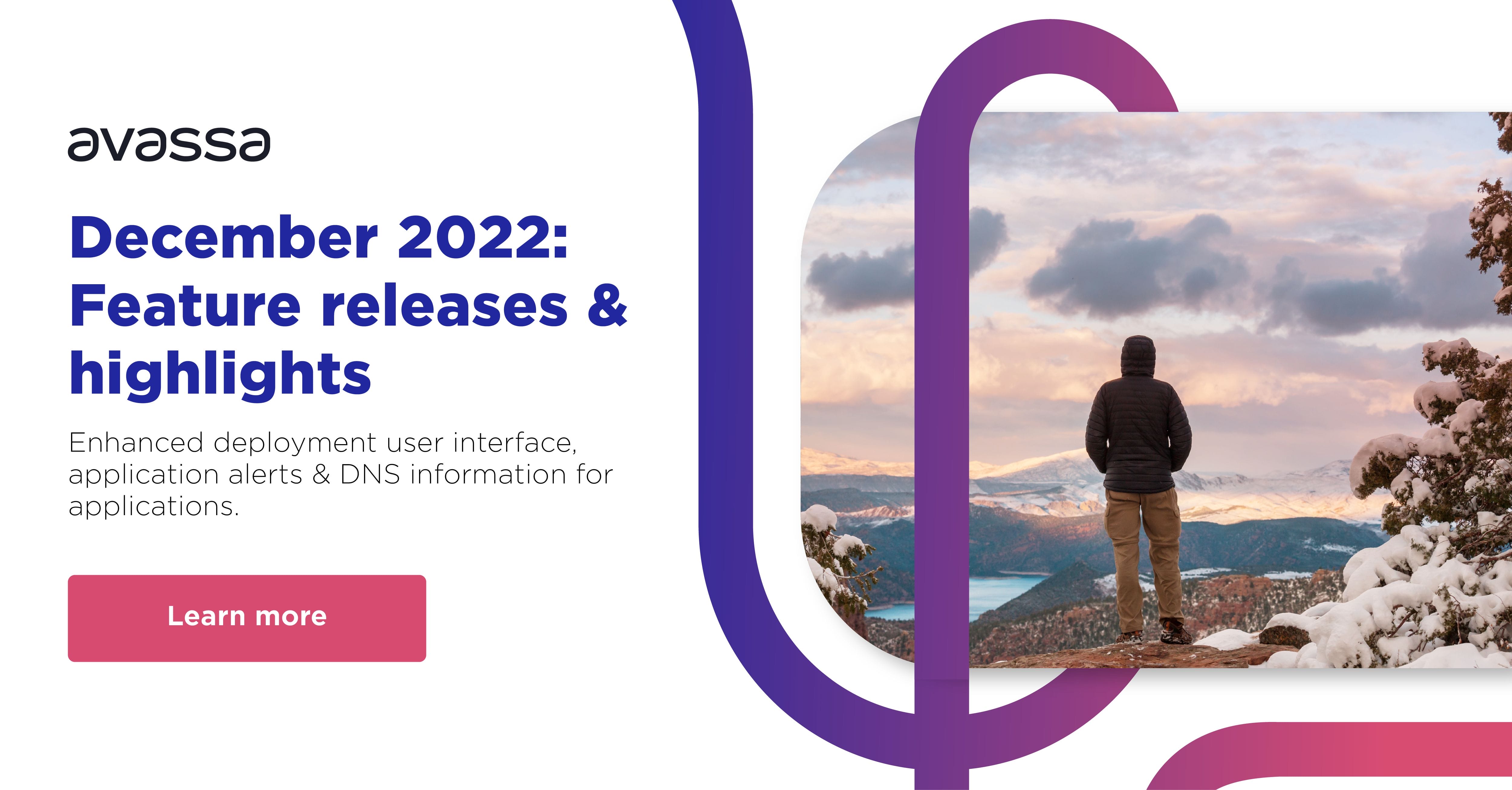 December 2022: Feature releases & highlights - avassa.io